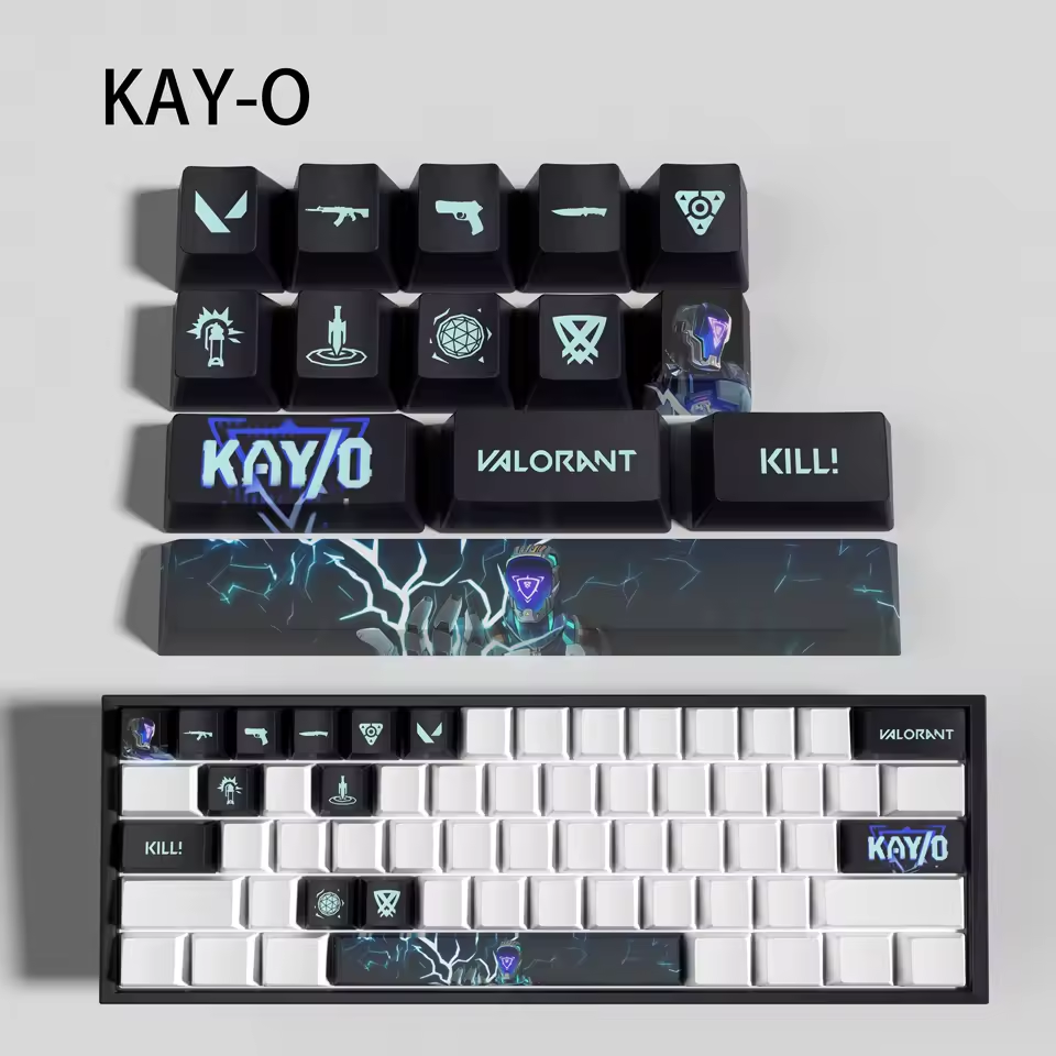 Kay-O 14 Custom OEM Keycaps – Gee Smurfs