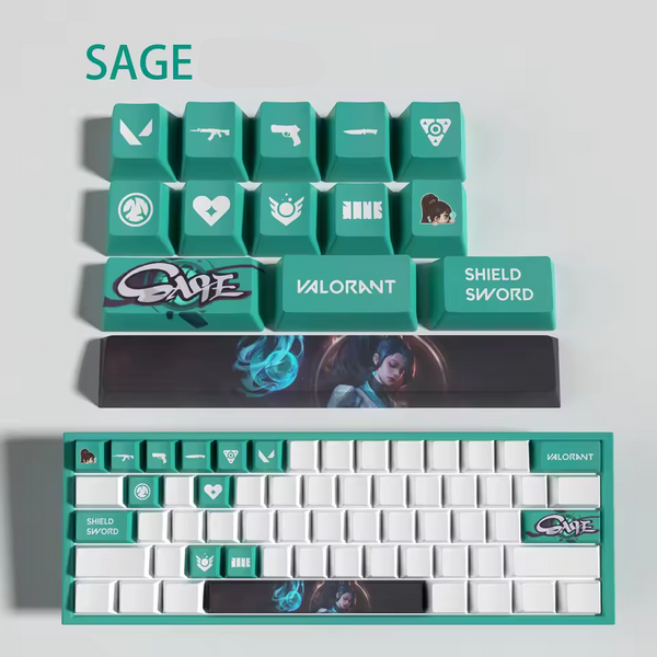 Sage 14 Custom OEM Keycaps – Gee Smurfs