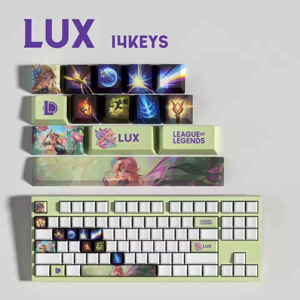 Lux 14 Custom OEM Keycaps – Gee Smurfs